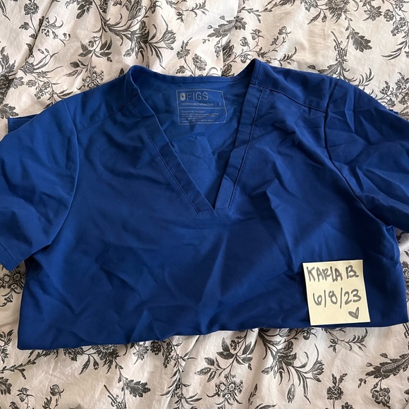 Figs | Other | Figs Winning Blue Casma Top | Poshmark